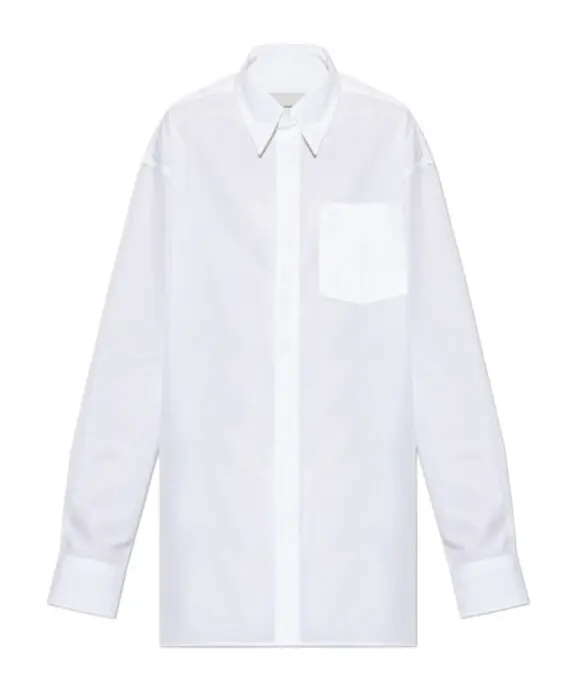 AMI Paris Oversized Button-up Shirt - White