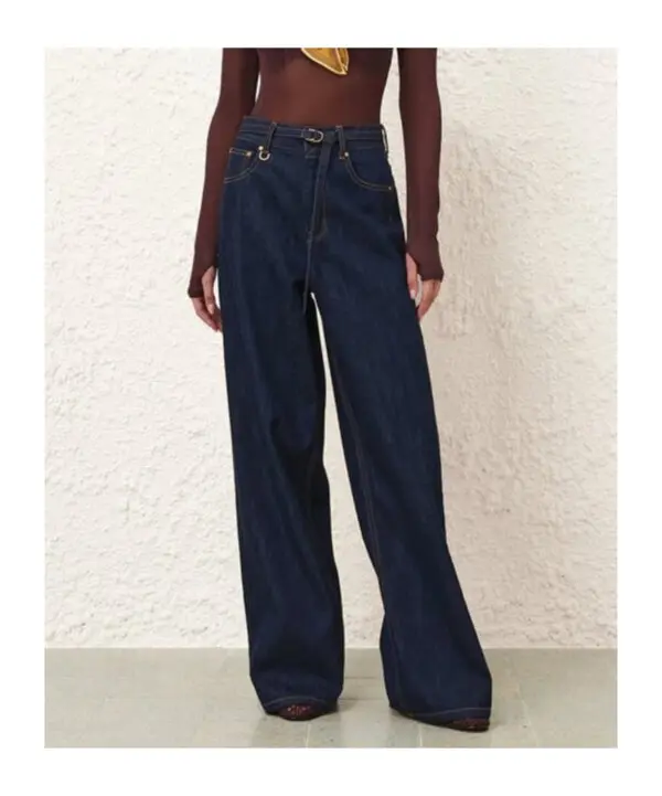 Zimmermann High-waist Wide-leg Jeans