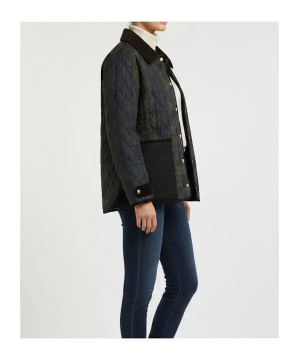 Barbour Ainsdale Checked Quilted Jacket