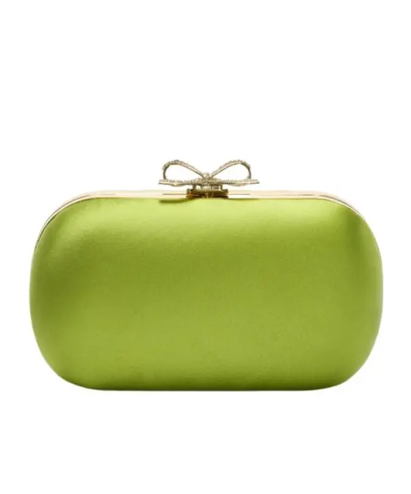 SELF-PORTRAIT Satin Clutch Bag