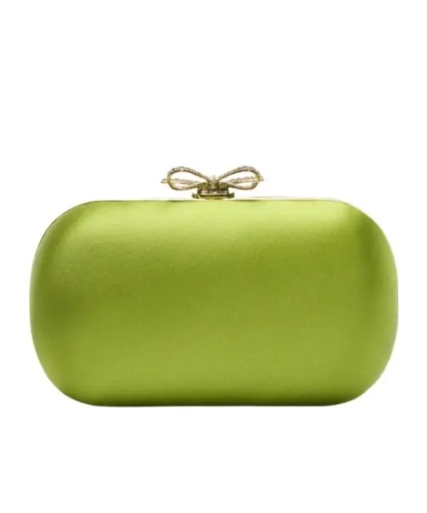 SELF-PORTRAIT Satin Clutch Bag