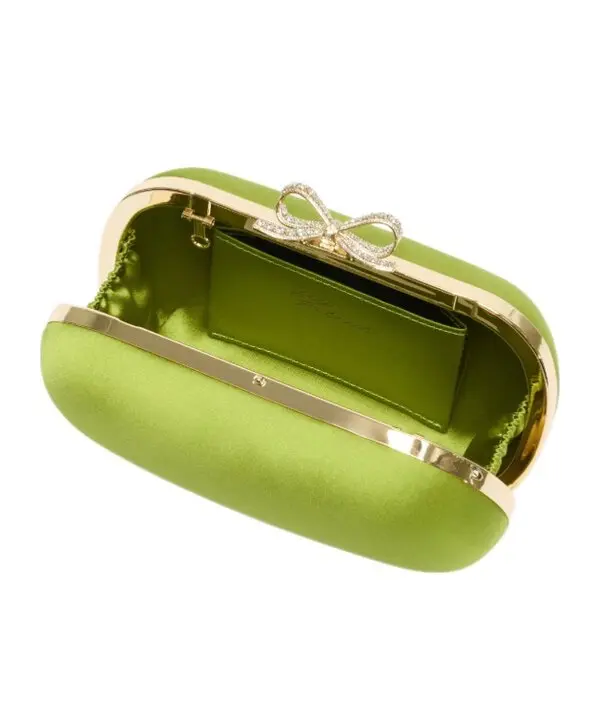 SELF-PORTRAIT Satin Clutch Bag