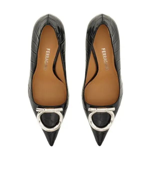 FERRAGAMO Maxi Gancini Pump