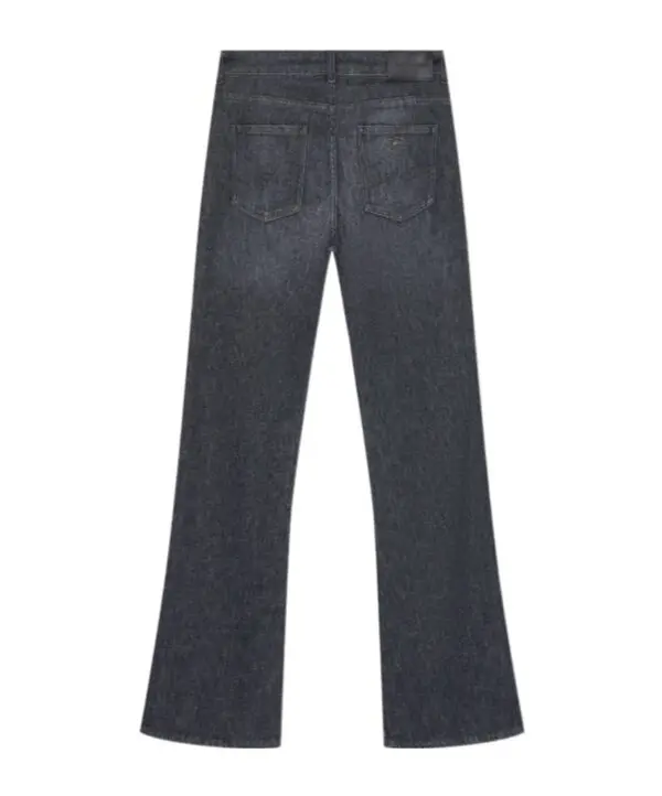 Emporio Armani High-rise Flare Jeans - Black