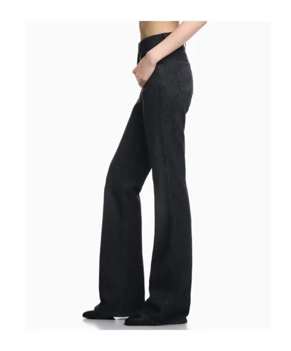 Emporio Armani High-rise Flare Jeans - Black