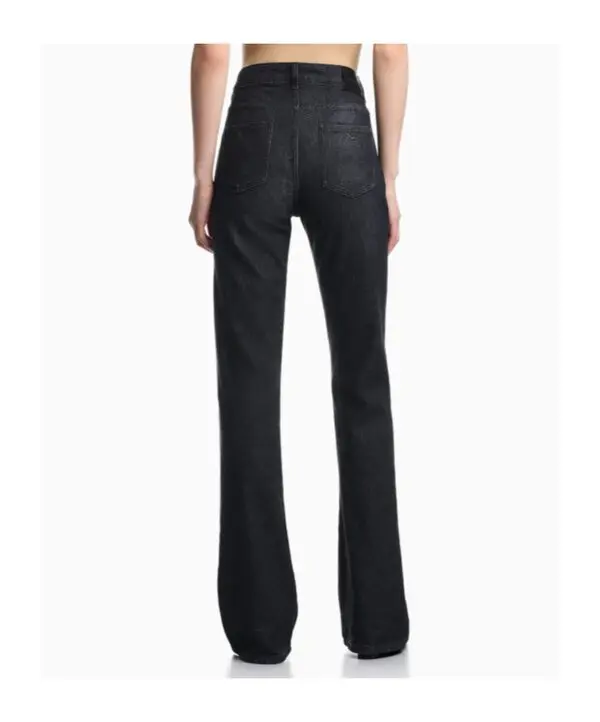 Emporio Armani High-rise Flare Jeans - Black