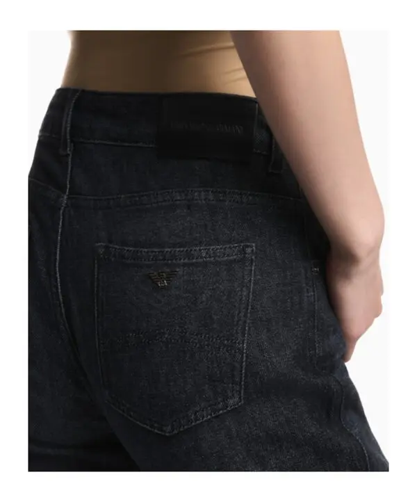 Emporio Armani High-rise Flare Jeans - Black
