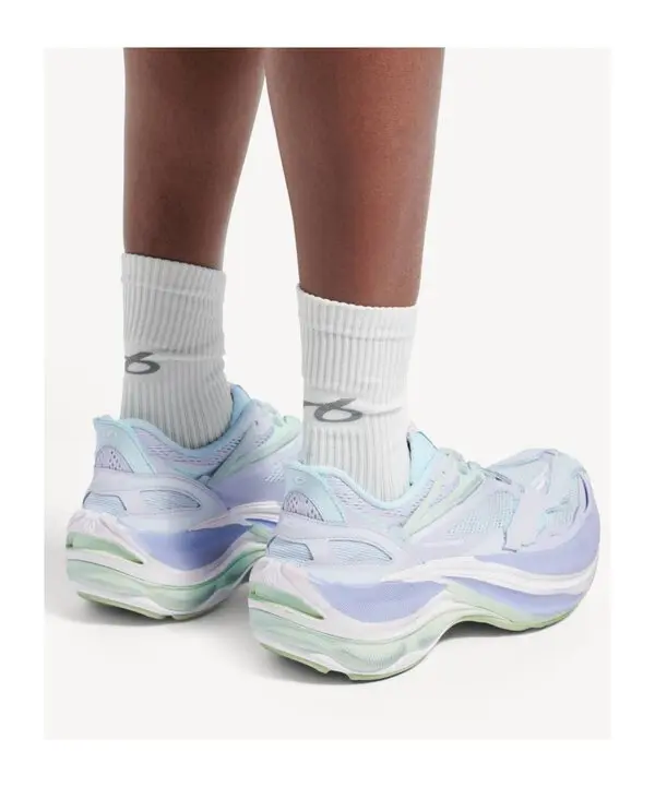 Balenciaga Jet Sneaker In Light Blue/lilac/lime