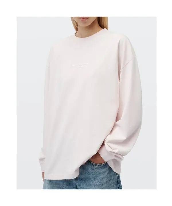 Alexander Wang Logo-print Long-sleeve T-shirt