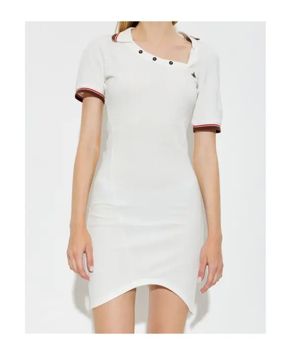 VIVIENNE WESTWOOD Glory Polo Dress - White