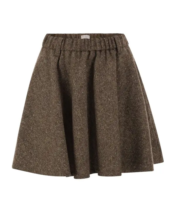 Brunello Cucinelli Monili Donegal Mini Circle Skirt - No