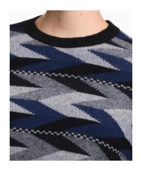 Emporio Armani Wool-blend Jacquard Jumper