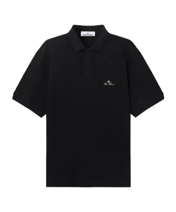 Stone Island Regular-fit Polo Shirt With Archival Logo Embroidery
