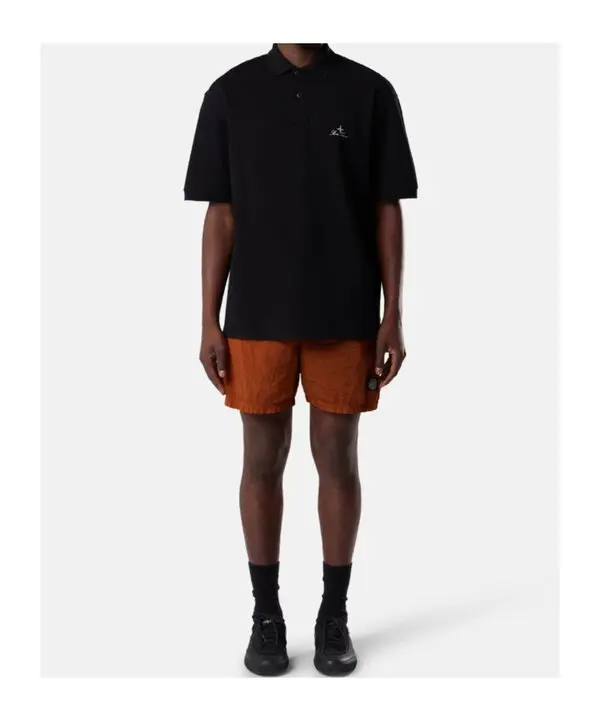 Stone Island Regular-fit Polo Shirt With Archival Logo Embroidery