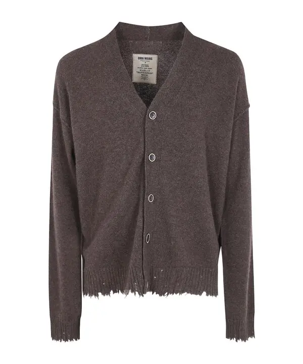UMA WANG Long-sleeved Knitted Cardigan