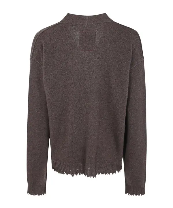 UMA WANG Long-sleeved Knitted Cardigan