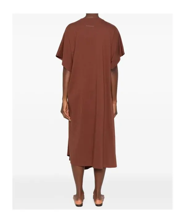 MAISON MARGIELA Logo-patch Midi Dress