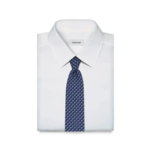 FERRAGAMO Printed Neck Tie