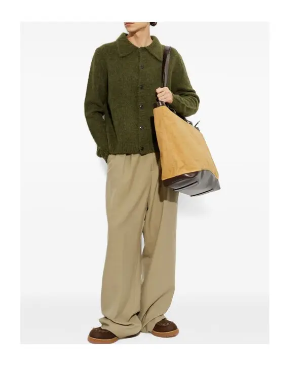 Dries Van Noten Long Sleeved Cardigan - Green