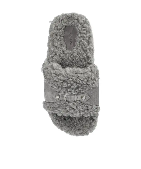 Balenciaga Plush Slippers