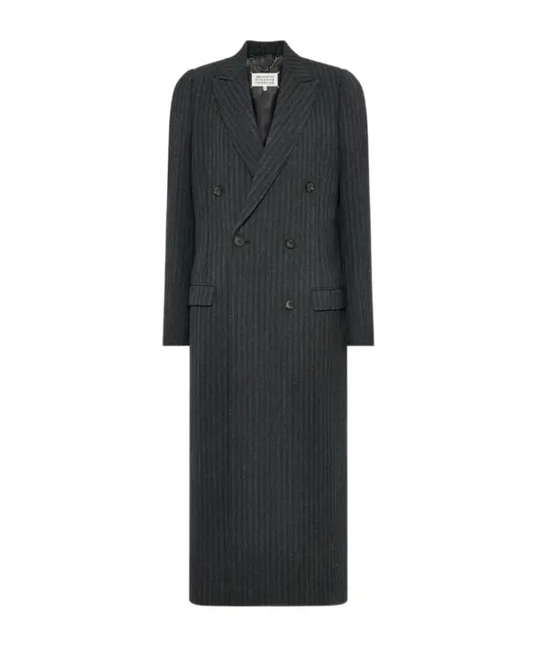 MAISON MARGIELA Virgin Wool Long Coat