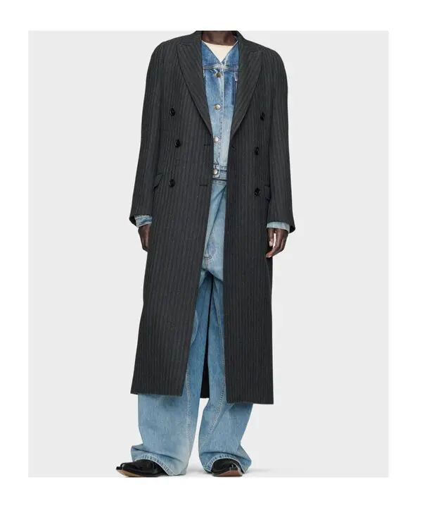 MAISON MARGIELA Virgin Wool Long Coat