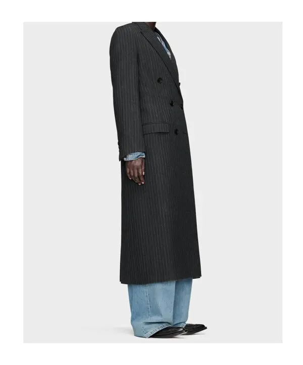 MAISON MARGIELA Virgin Wool Long Coat