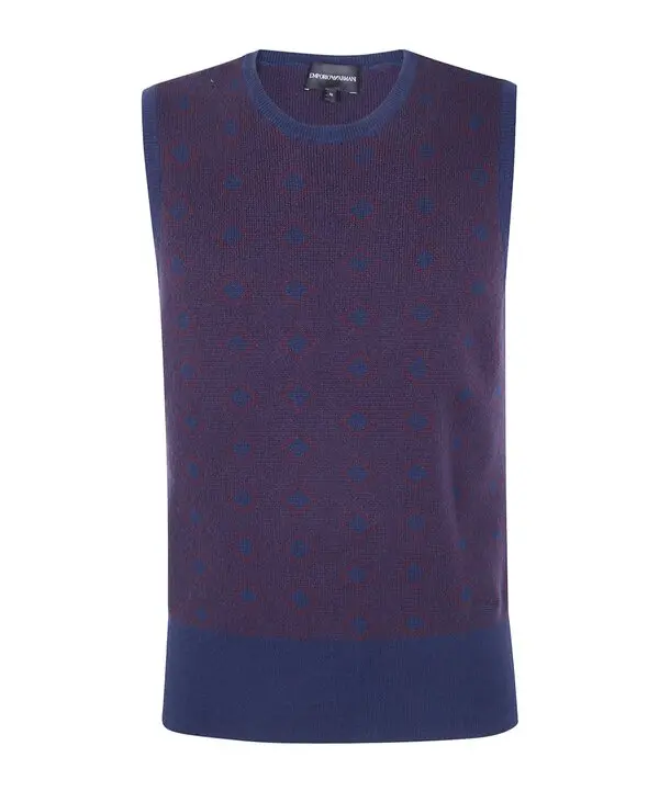 Emporio Armani V Neck Sleevesless Gilet
