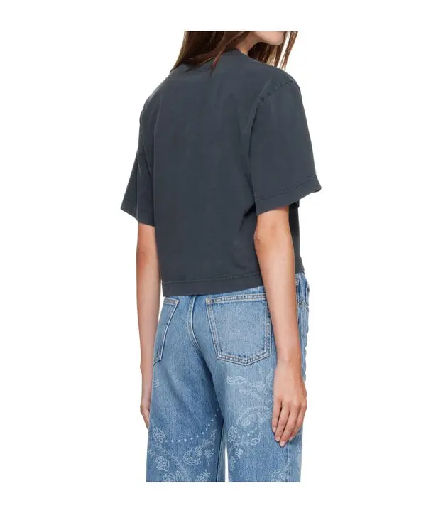 Off-White Short-sleeved T-shirt With Logo Print