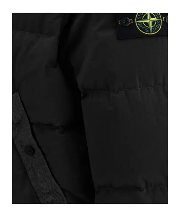 Stone Island Padded Hooded Zip-up Jacket