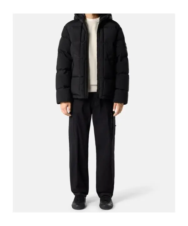 Stone Island Padded Hooded Zip-up Jacket