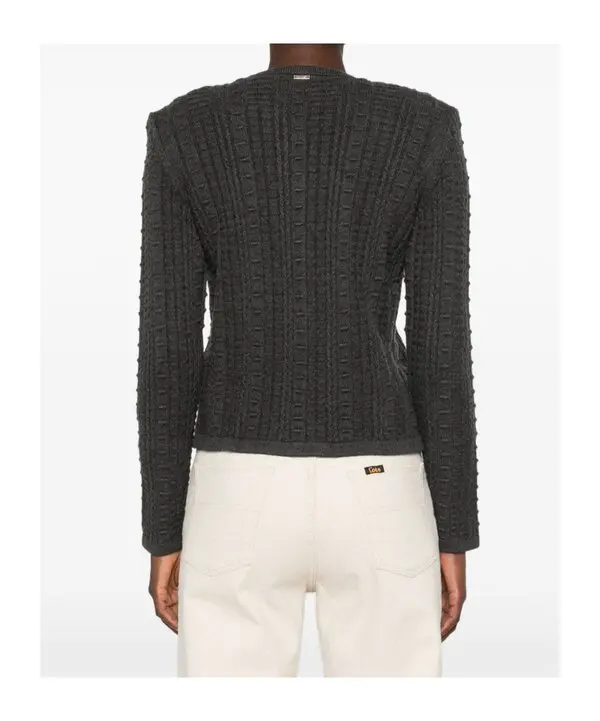 TWINSET Button-up Crewneck Jacket