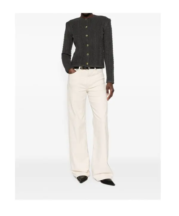 TWINSET Button-up Crewneck Jacket