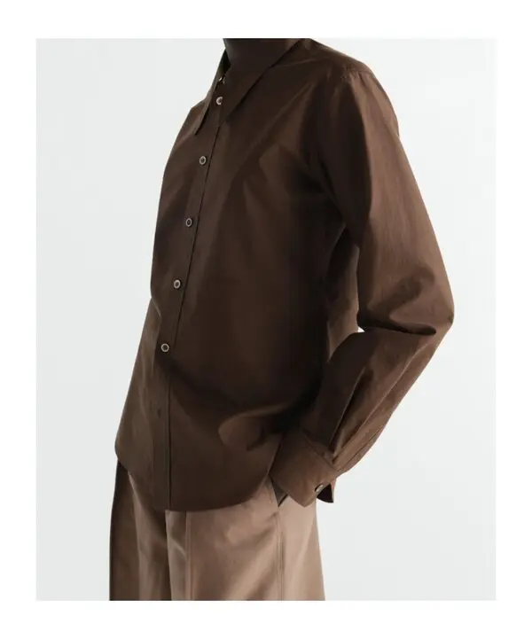 LEMAIRE Pointed Collar Button-up Shirt