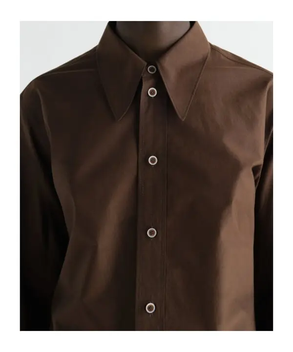 LEMAIRE Pointed Collar Button-up Shirt