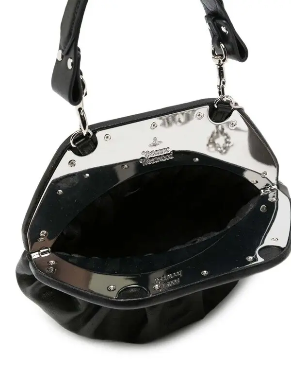VIVIENNE WESTWOOD Orb-plaque Ruched Tote Bag