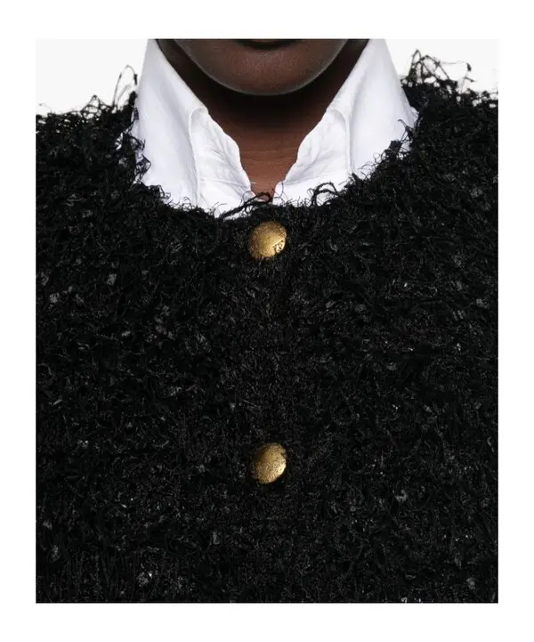 TWINSET Embellished Long-sleeve Jacket With Gold-tone Hardware