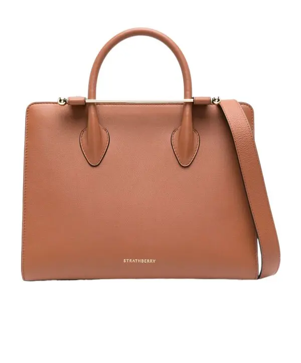 Strathberry Midi Tote Tote Bag - Brown