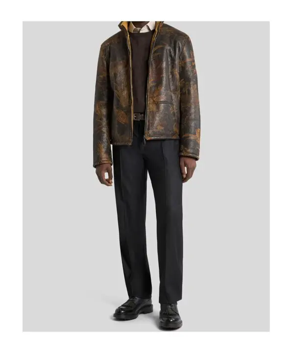 Etro Wool And Silk Sweater With Floral Paisley Motif
