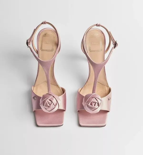 Dior Rose Heeled Sandal