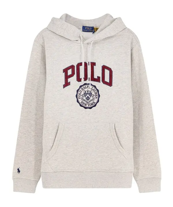 Polo Ralph Lauren Logo Fleece Hoodie - Grey