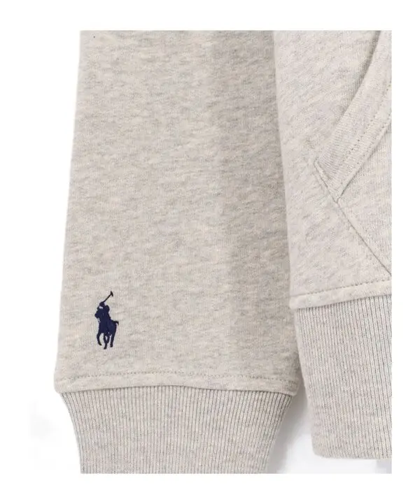 Polo Ralph Lauren Logo Fleece Hoodie - Grey