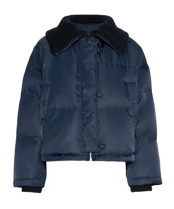 Max Mara Water-repellent Technical Twill Down Jacket