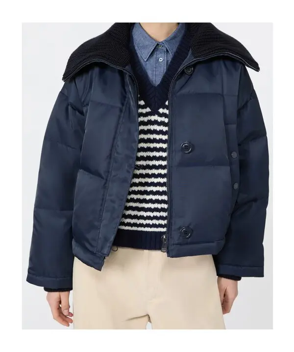 Max Mara Water-repellent Technical Twill Down Jacket
