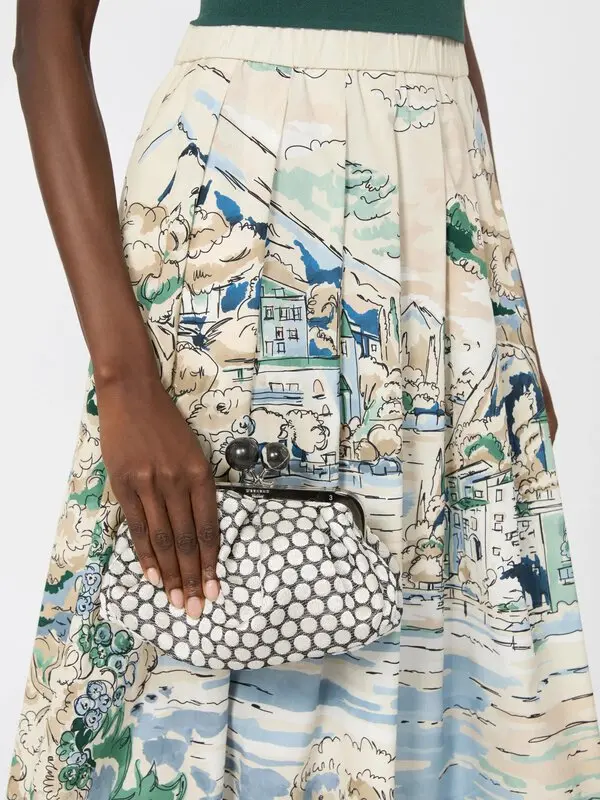 Max Mara Patterned Shoulder Bag