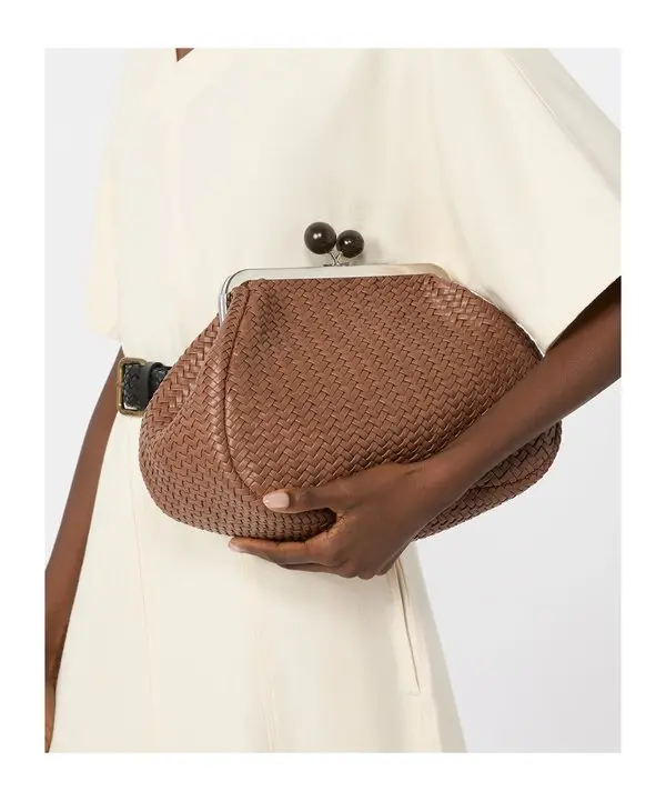Max Mara Letter Detail Shoulder Bag