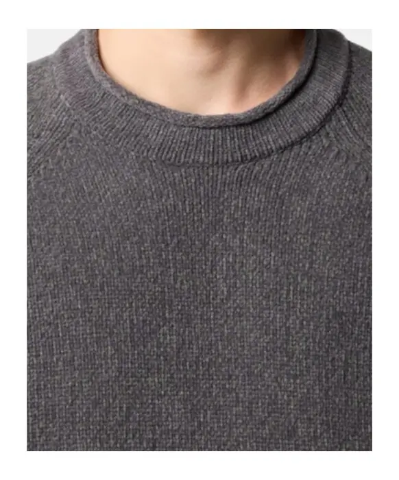 Stone Island Compass Badge Crewneck Jumper - Gray Blend