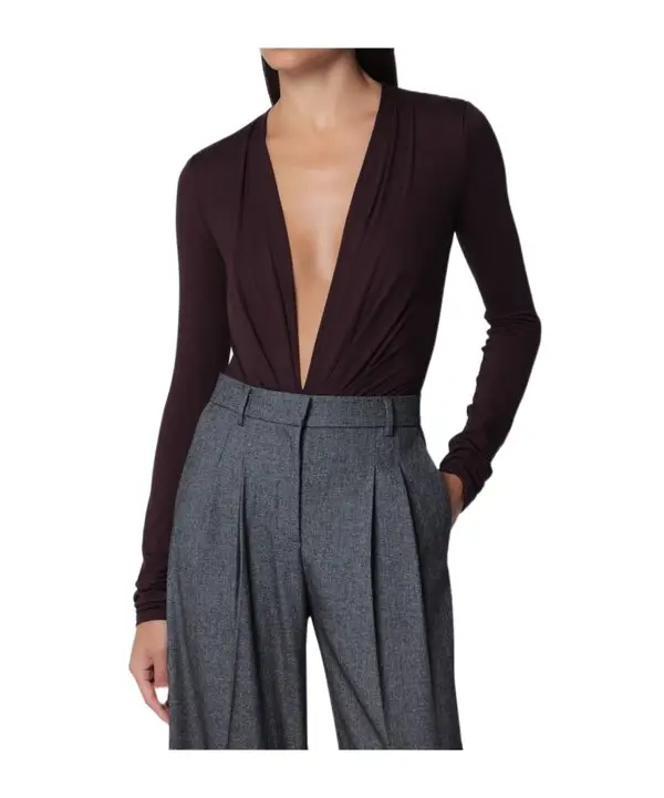 Andamane Deep V-neck Bodysuit