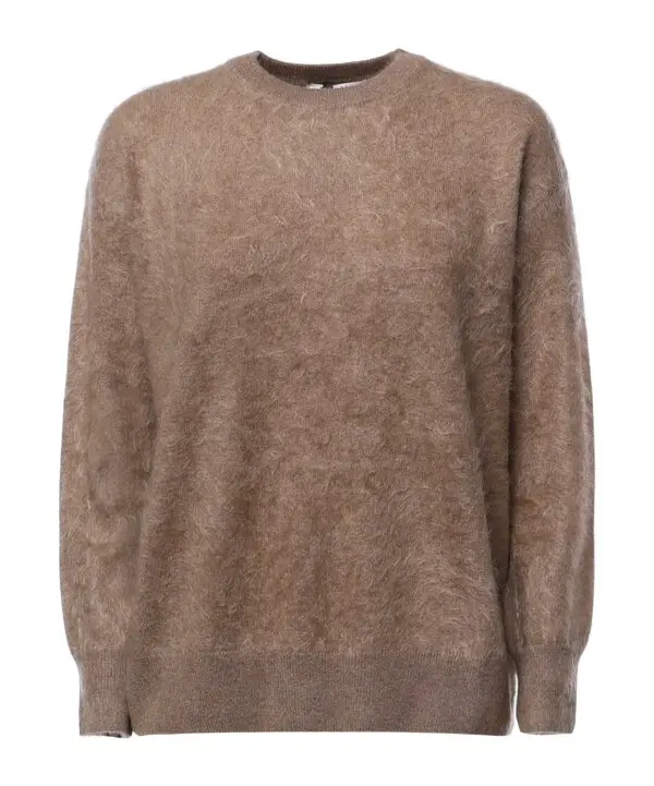 Max Mara Crewneck Long Sleeve Knitted Jumper - No