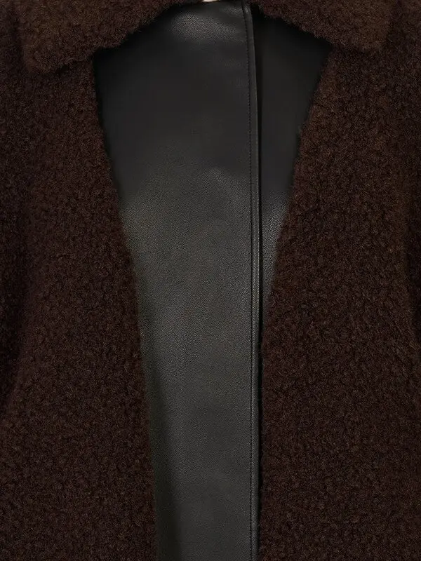 Sportmax High Neck Jacket With Drawstring Details